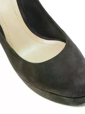 Dior Suede Platform Pumps