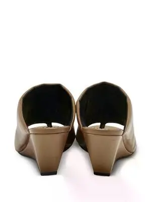 Proenza Schouler Leather Wedge Sandals