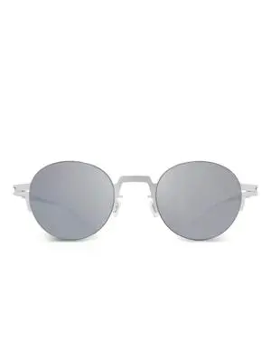 Mykita Studio Round-frame Sunglasses - Silver