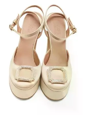 MALONE SOULIERS Platform Block-heel Pumps