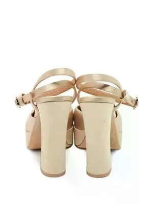 MALONE SOULIERS Platform Block-heel Pumps