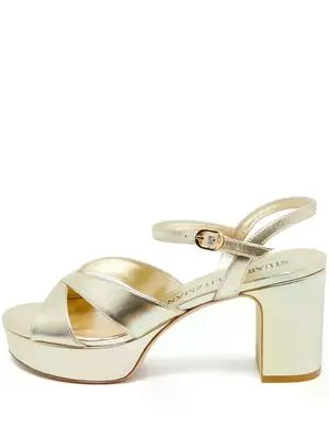 STUART WEITZMAN Carmen Platform Sandals - Gold