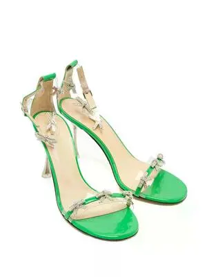 Mach & Mach Crystal Embellished Sandals