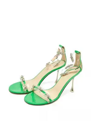 Mach & Mach Crystal Embellished Sandals