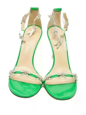 Mach & Mach Crystal Embellished Sandals