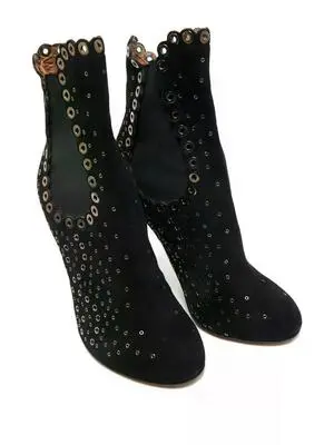 Alaïa Gomet Suede Ankle Boots