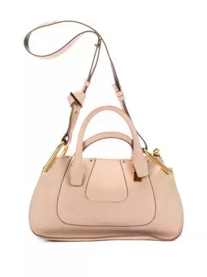 Chloé Leather Shoulder Bag With Gold-tone Hardware