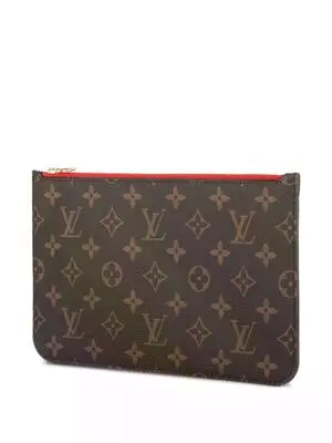 LOUIS VUITTON Neverfull Pouch - Brown