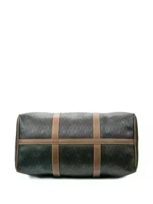 Dior Boston Honeycomb-pattern Luggage - Brown