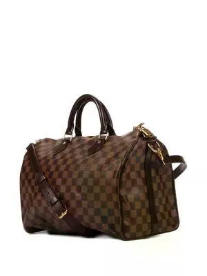 LOUIS VUITTON Damier Ebène Speedy Travel Bag