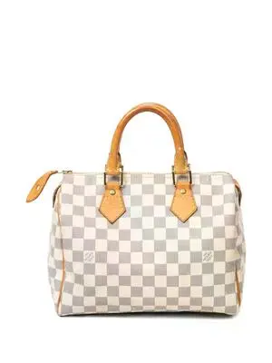 LOUIS VUITTON Speedy 25 Tote Bag - White