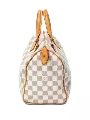 LOUIS VUITTON Speedy 25 Tote Bag - White
