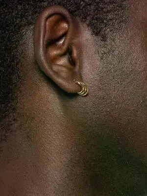 SHAUN LEANE Bound Hoop Earrings