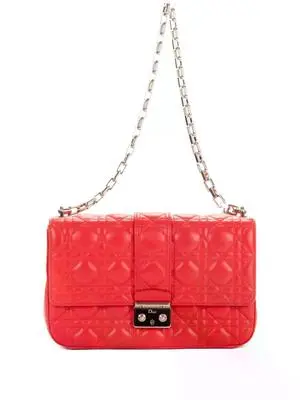Dior 2010 Miss Quilted Leather Shoulder Bag - Pink