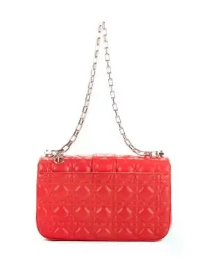 Dior 2010 Miss Quilted Leather Shoulder Bag - Pink