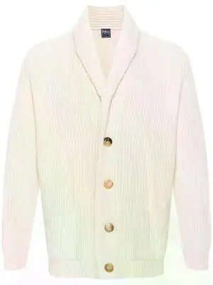 Fedeli Terminillo Cashmere Cardigan - White