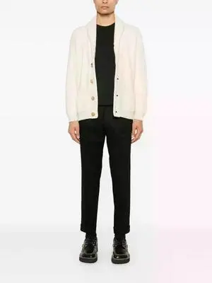 Fedeli Terminillo Cashmere Cardigan - White