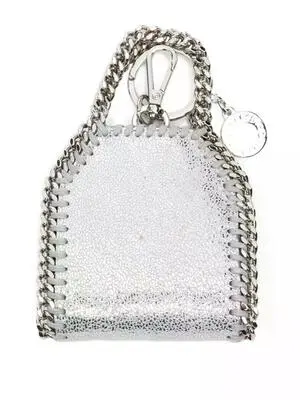 Stella McCartney Falabella Airpods Case Keyring - Silver