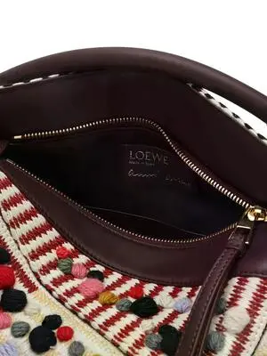 Loewe Small Puzzle Striped Tote Bag - Neutrals