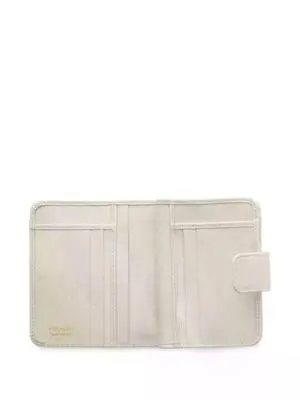 Prada Small Saffiano Leather Snap Wallet - White