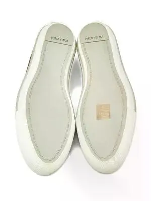 Miu Miu Metal-cap Slip-on Sneakers