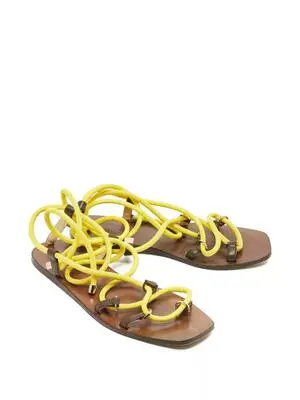 JIMMY CHOO Aziza Ankle-wrap Sandals