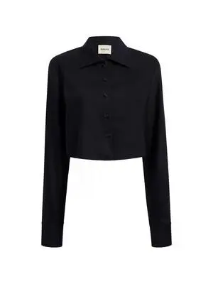 Khaite Cropped Blouse