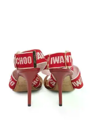 JIMMY CHOO Bailey Strappy Heeled Sandals - Red