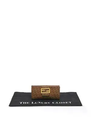 Fendi The Forever Continental Zuchinno-pattern Wallet