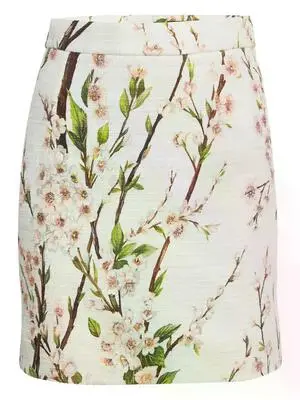 DOLCE & GABBANA Floral-Print Mini Skirt