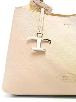 TOD'S Zip-fastening Tote Bag - Neutrals
