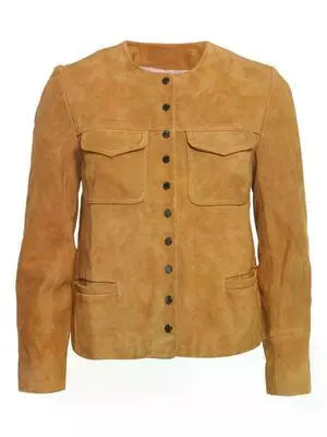 Zadig&Voltaire Suede Buttoned Jacket