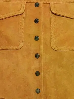 Zadig&Voltaire Suede Buttoned Jacket