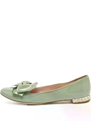 Miu Miu Bow-embellishment Ballet Flats