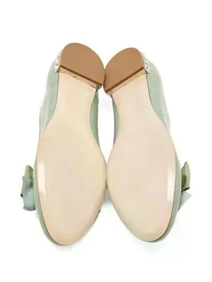 Miu Miu Bow-embellishment Ballet Flats