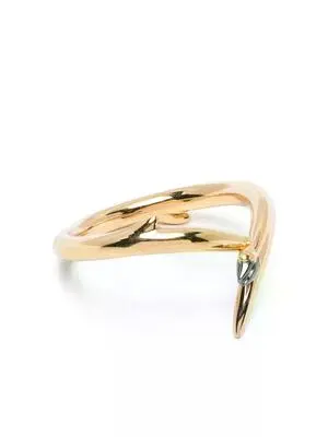 SHAUN LEANE Interlocking Bud Ring - Gold