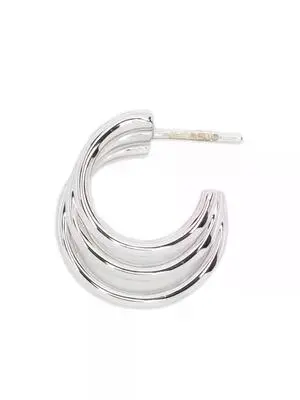 SHAUN LEANE Bound Single Hoop Earring - Silver