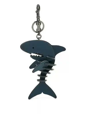 COACH Sharky Leather Bag Charm