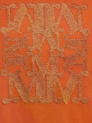 Max Mara Logo-embroidered T-shirt - Orange