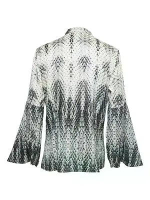 Roberto Cavalli Print Neck-tie Top