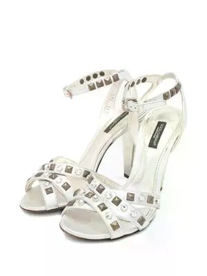 Dolce & Gabbana Embellished Leather Sandals