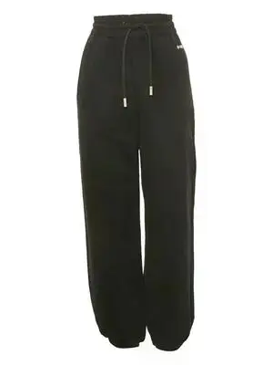 Off-white Embroidered Sports Pants For Women