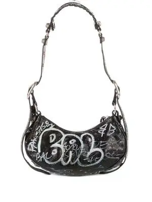Balenciaga Graffiti-print Shoulder Bag