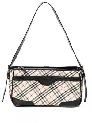 Burberry Check-pattern Shoulder Bag - Neutrals