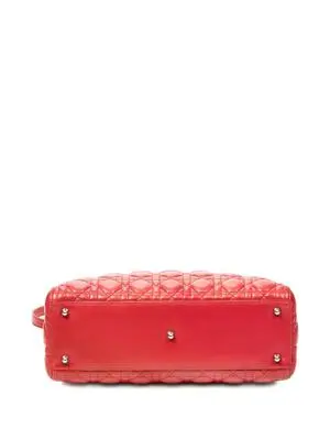 Dior Large Lady Tote Bag - Red