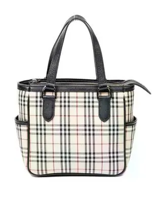 Burberry 2000s Check Top-handle Bag