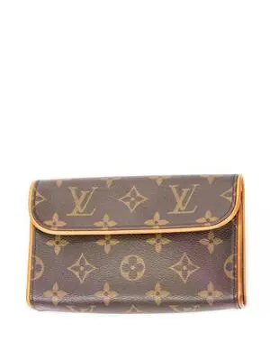 LOUIS VUITTON 1990s Monogram Canvas Flap Bag