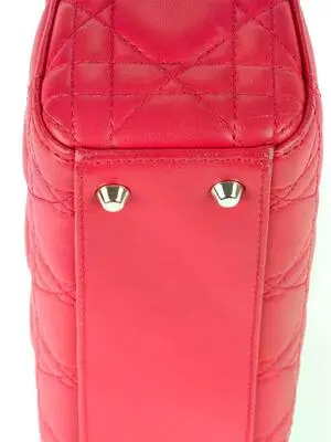 Dior Lady Quilted Shoulder Bag - Pink