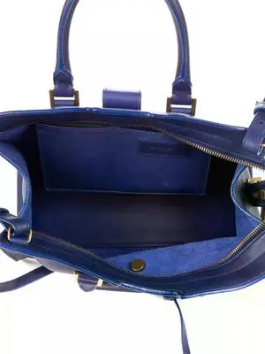 Saint Laurent Chyc Top-handle Tote Bag - Blue