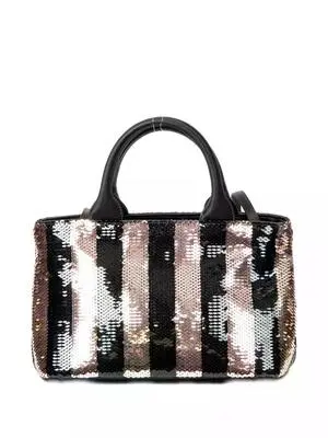 Prada 2000 Spangle Canapa Handbag